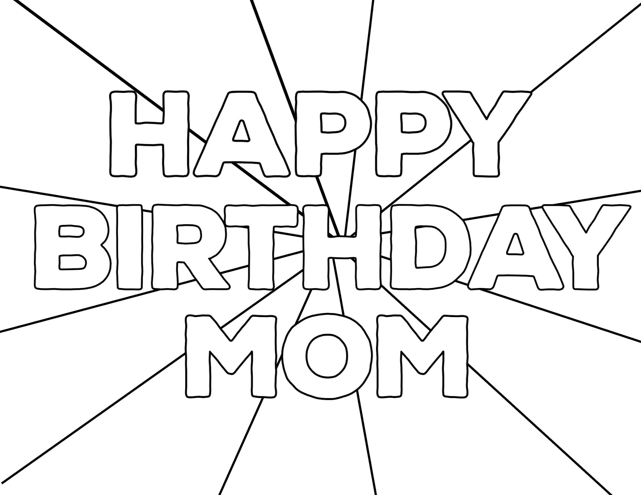 Happy Birthday Mom Coloring Pages Coloring Pages Happy Birthday Mom Coloring Pages Coloring Pages
