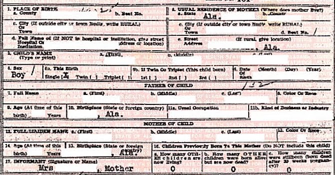 Vital Records in Genealogy Research: Birth Certificates