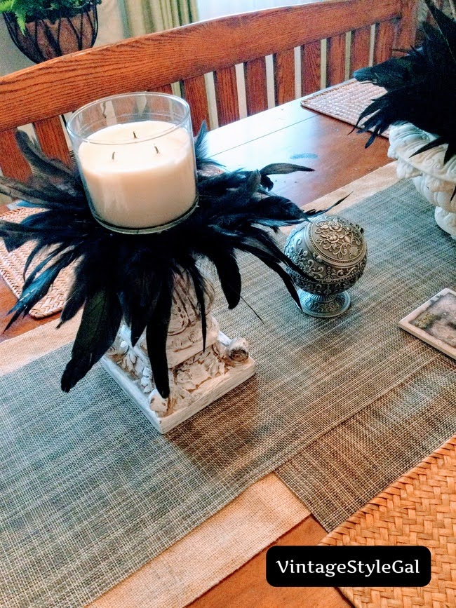 How to make decorative candle rings | Vintage Style Gal