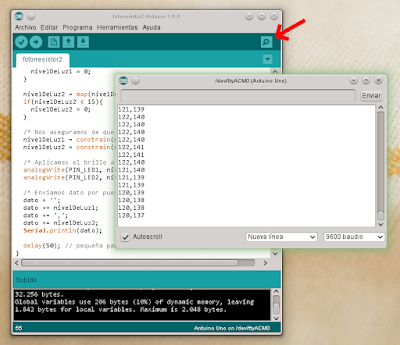 Arduino y Processing 3: Mostrar los datos de dos sensores al mismo tiempo