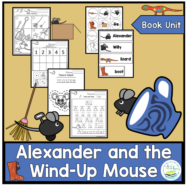 ALEXANDER AND THE WIND-UP MOUSE BOOK UNIT ~ Book Units by Lynn