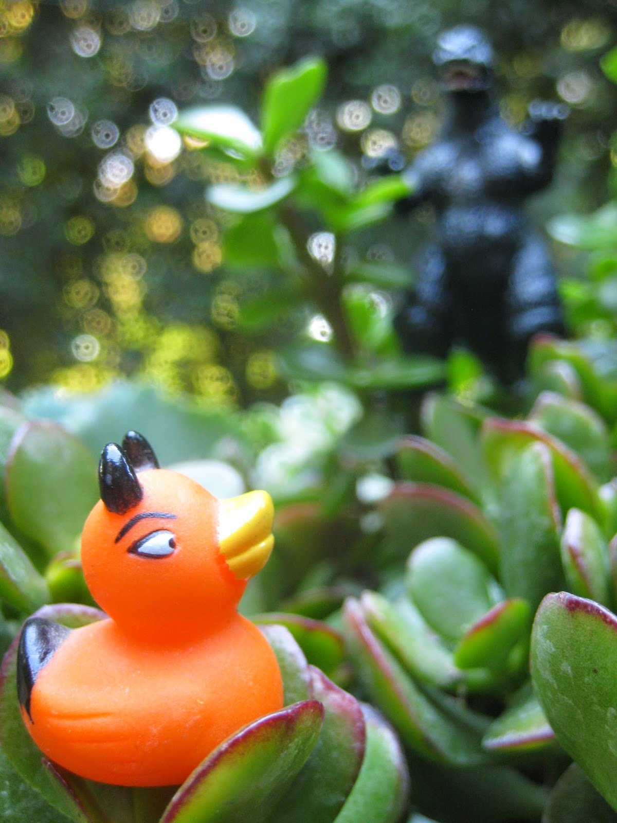 Godzilla Photo (Nearly) Every Day: Godzilla vs. Devil Duck