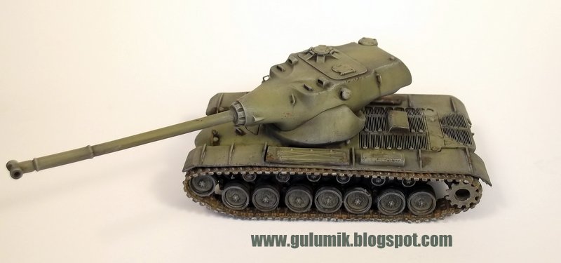 Gulumik Military Models: T-58 US Heavy Tank 1/72 - Gallery