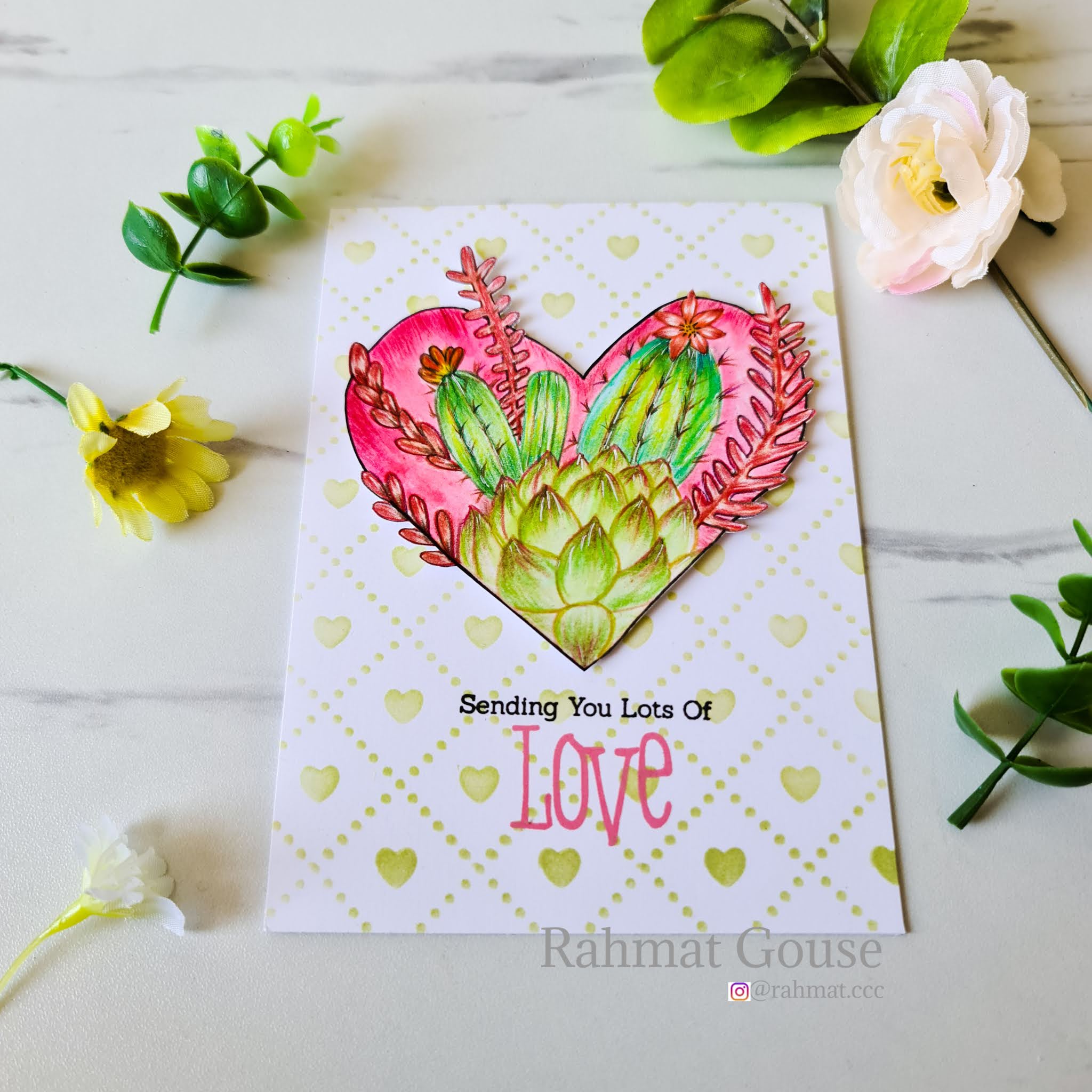 RG.CCC: Heart Cacti - Designs by Rahmat - GIVEAWAY