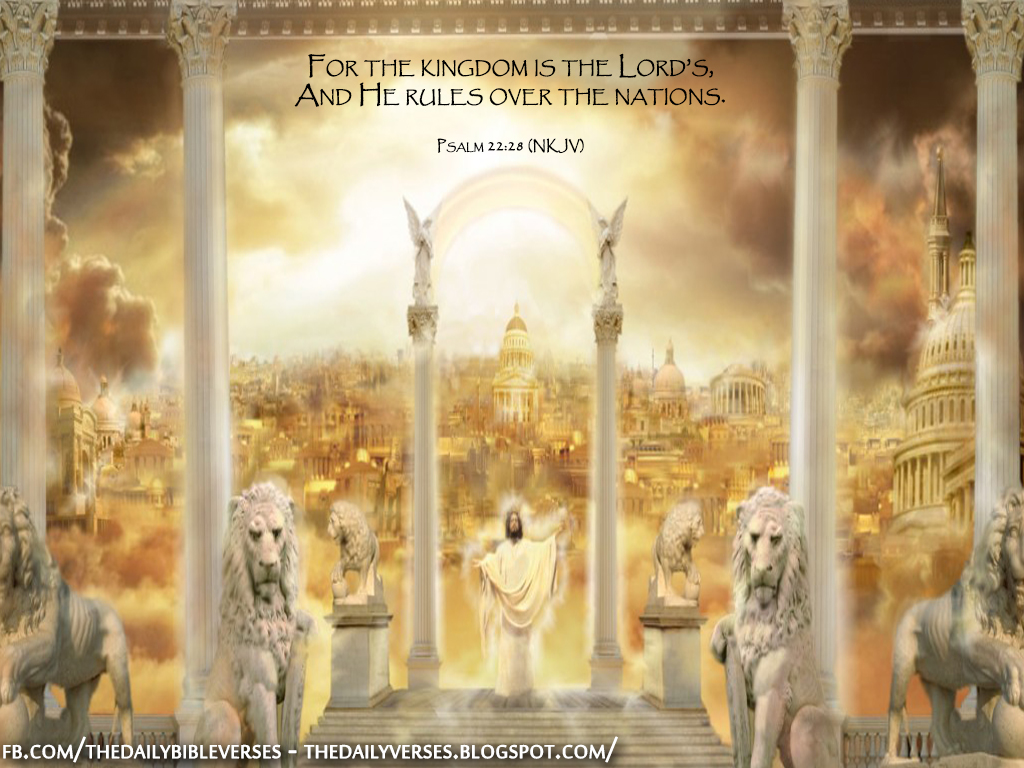 Daily Bible Verses Psalm 22 28