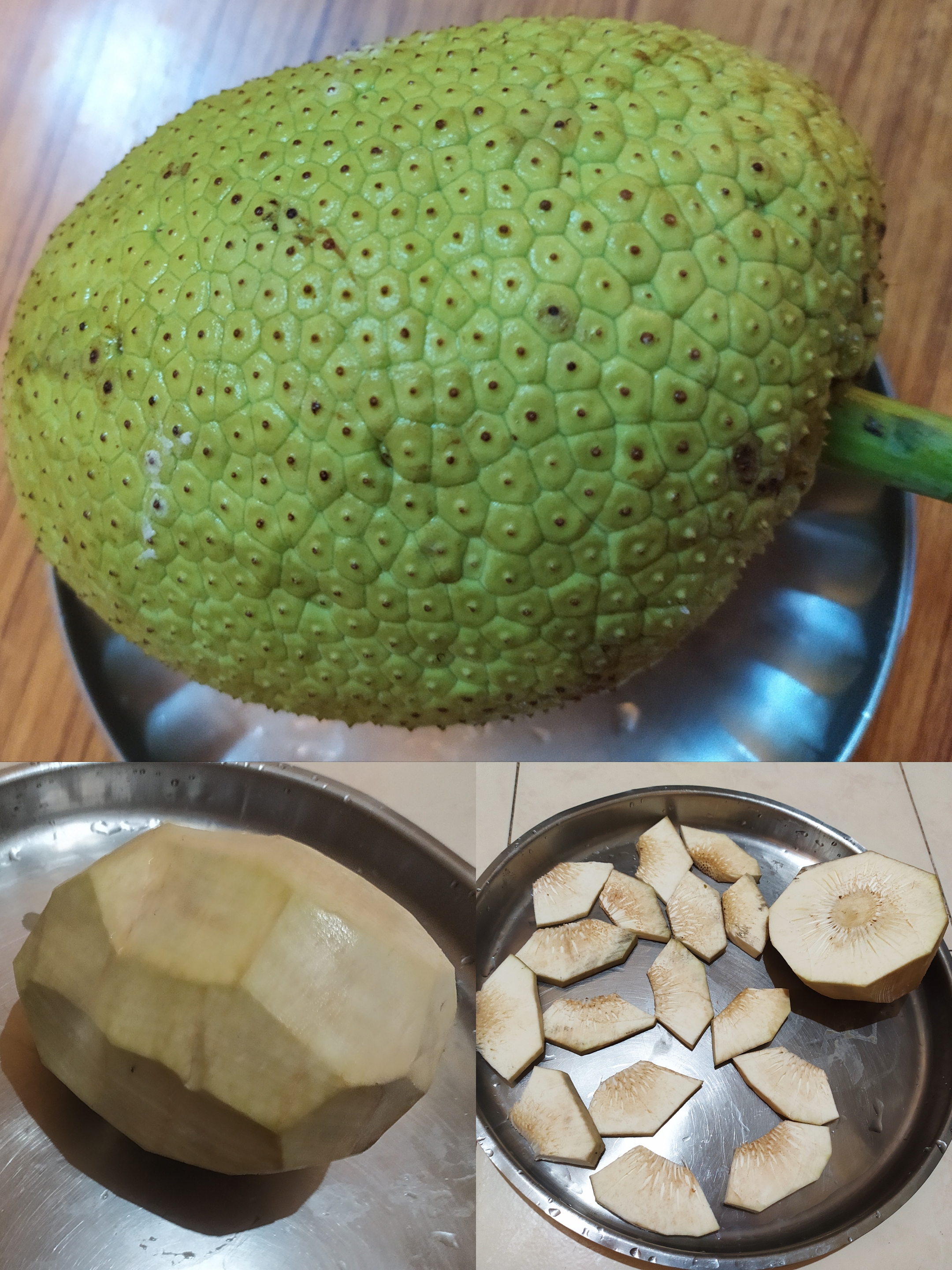 Breadfruit Fritters / Jeegujje Podi
