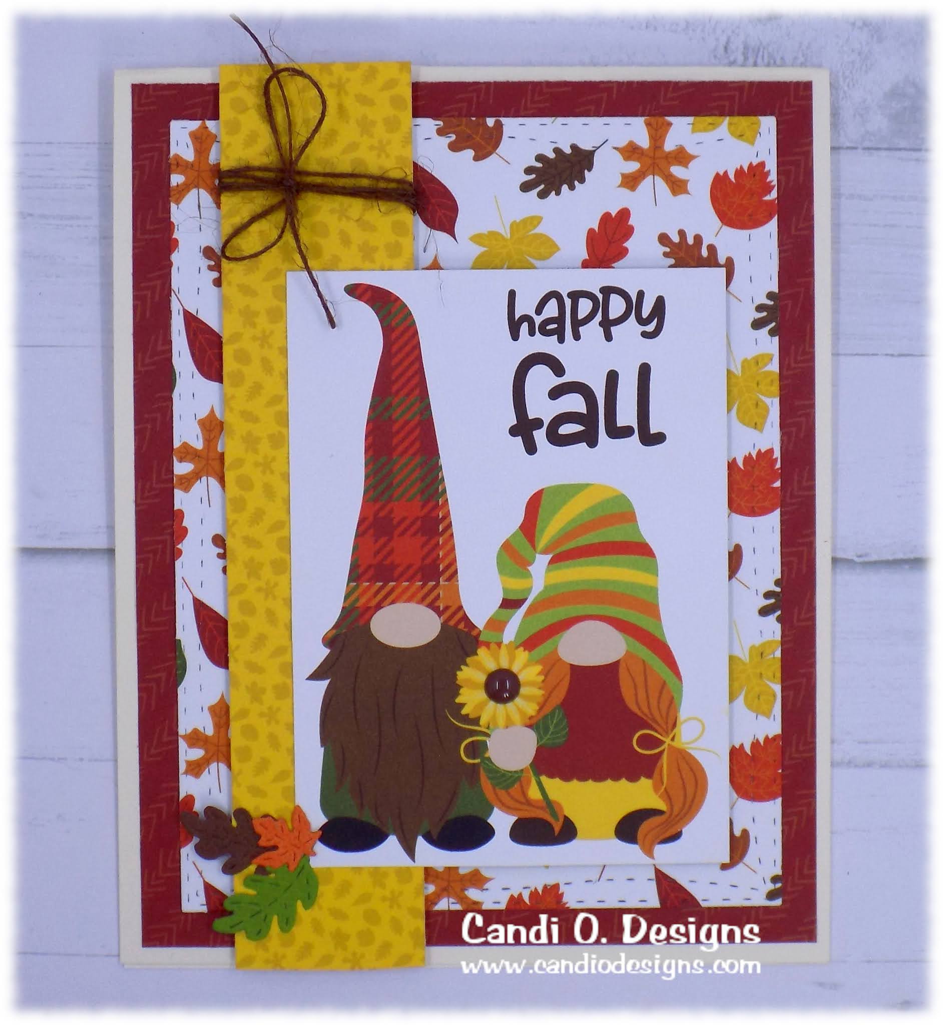 Candi O Designs: Gnome Fall Cards