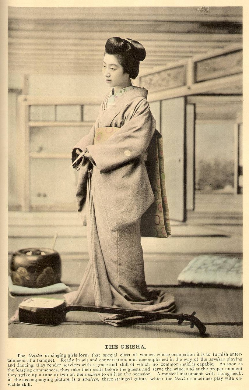34 Beautiful Hand Tinted Color Photographs Illustrate Japanese Customs ...
