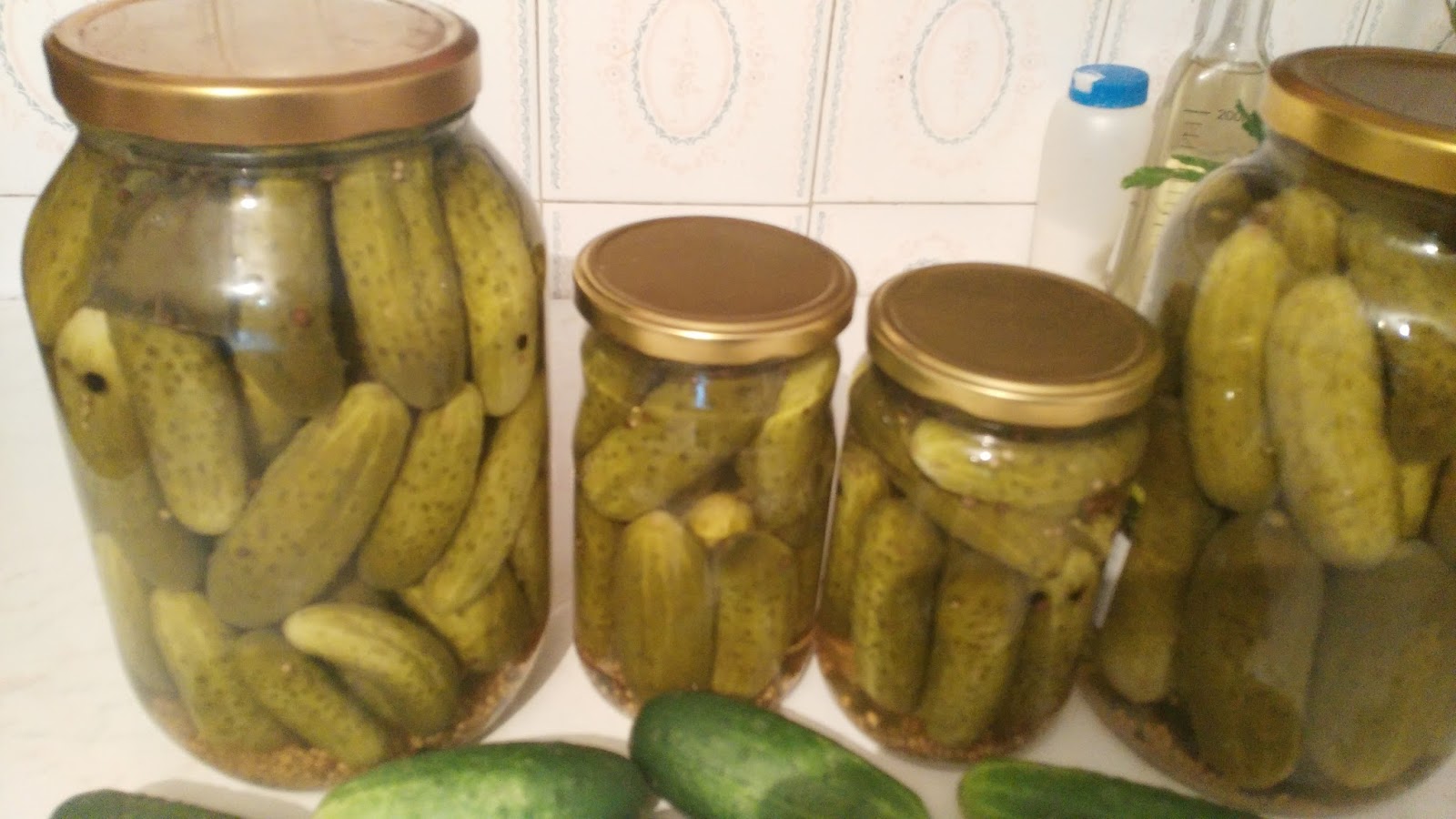 Bakina kuhinja - pasterizacija krastavčića (pasteurization pickle ...
