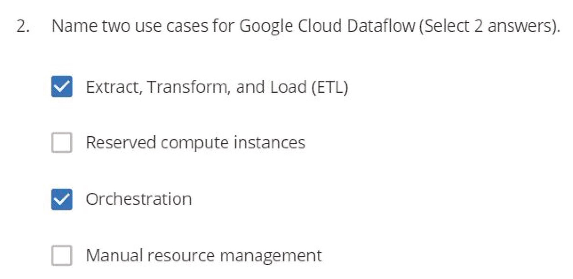 coursera answers : Google cloud platform fundamentals for AWS ...
