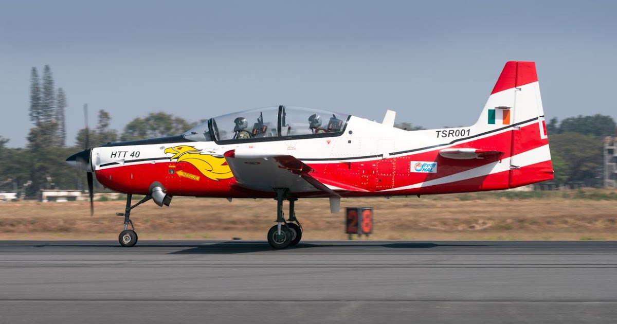 HAL-built trainer aircraft HTT-40 clears crucial “six-turn spin test ...