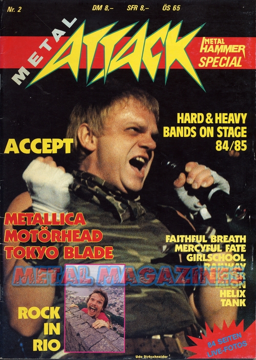 METAL MAGAZINES: ACCEPT magazine covers