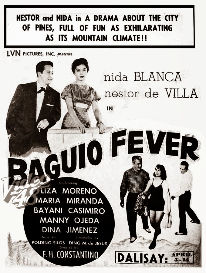 Video 48: THE FIFTIES # 593: NIDA BLANCA AND NESTOR DE VILLA IN "BAGUIO ...