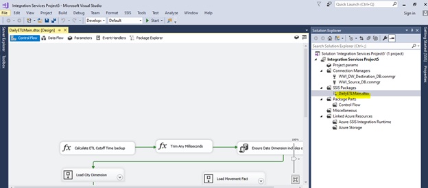 Microsoft Business Intelligence: Import ispac file into SSDT Project