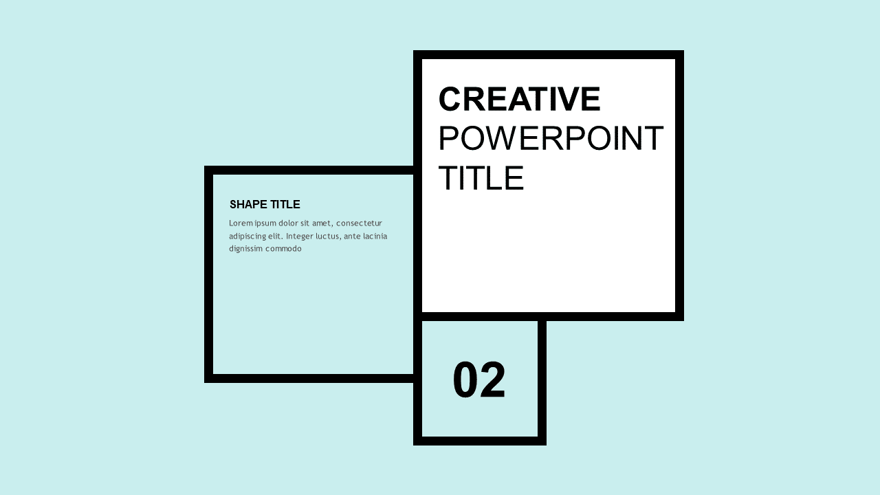 Square Layout PowerPoint Templates - PowerPoint Free
