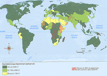 Água no Mundo: Visualização do uso da água no mundo
