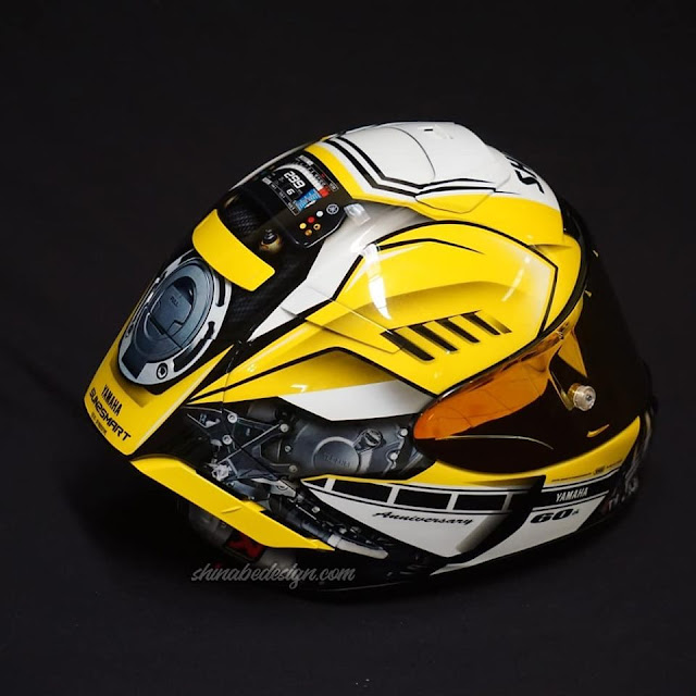 Racing Helmets Garage: Shoei X-Spirit III "Yamaha YZF-R1 & YZF-R1M" by ...