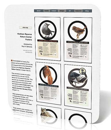 The Poetry of Sight: Bird Posters at Hartman Reserve Nature Center