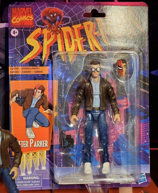 gakbrenti: spider-man retro card by hasbro