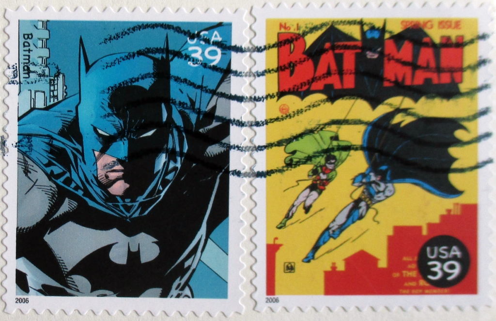 Mail Adventures: Batman Stamps
