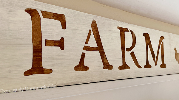 The Easiest Way To Stencil A Sign - Exquisitely Unremarkable