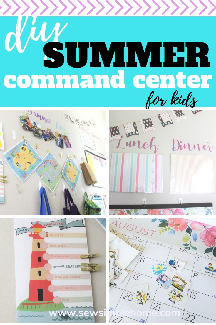 Complete DIY Command Center: For an Easy and Organized Summer | Sew ...