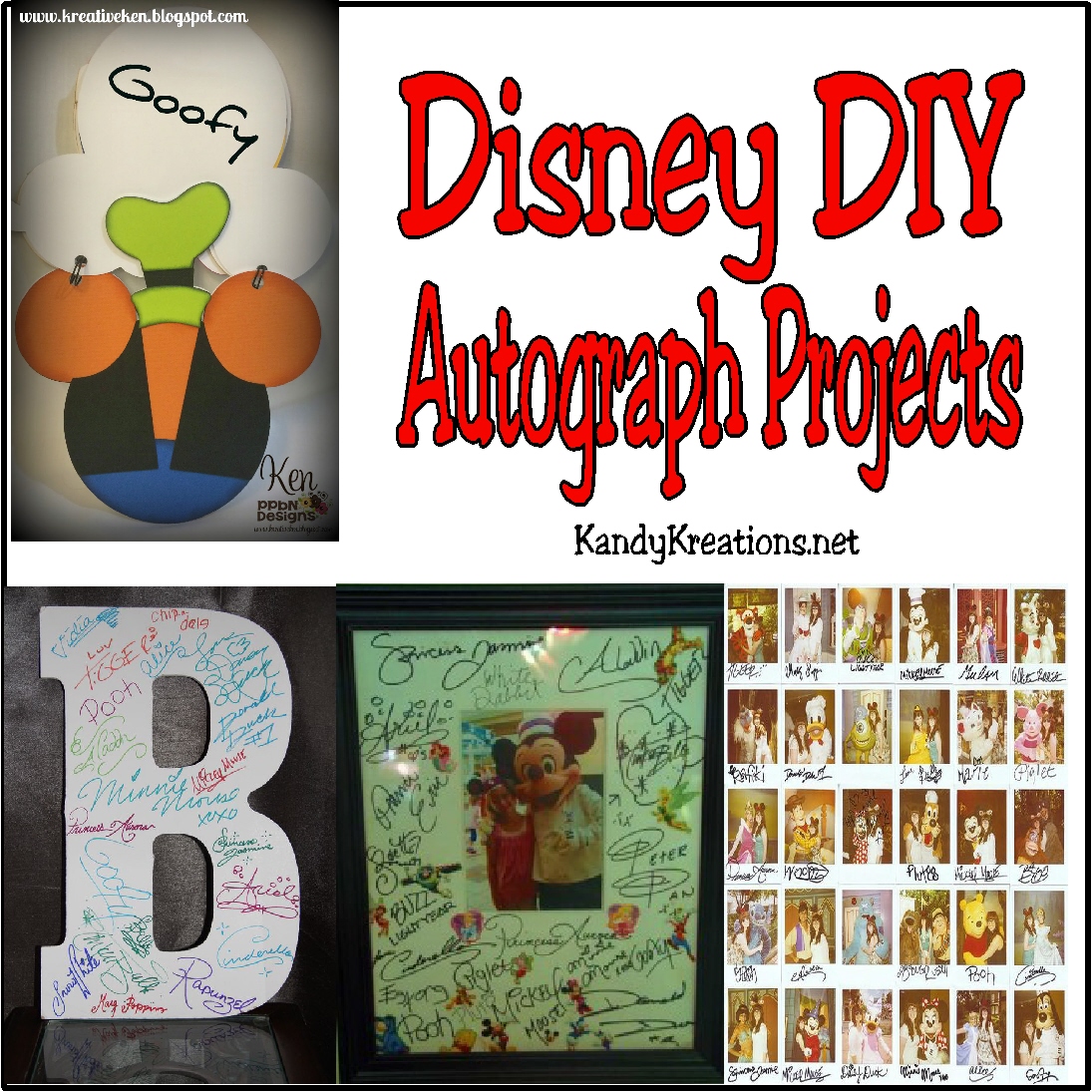 DIY Party Mom: 10 Disney Autograph Book DIYs