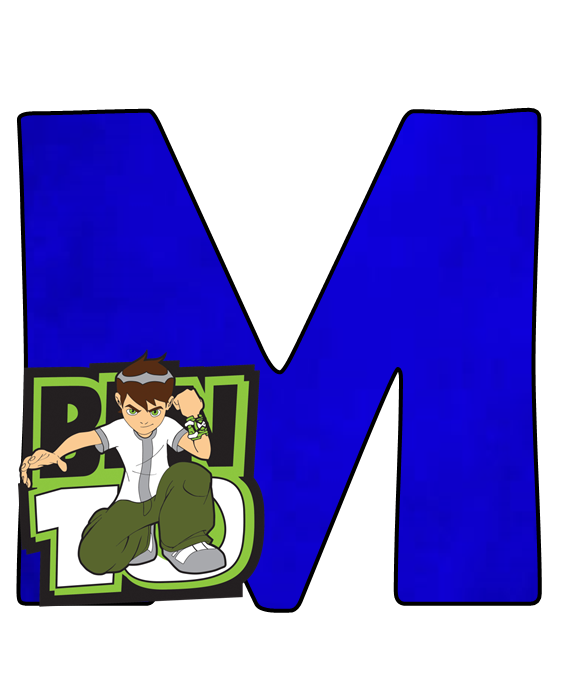 Kits imprimibles gratis : Abecedario Ben 10