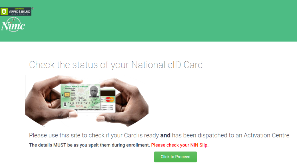 Update – NIMC National ID Card is Out, Check If Your ID is Ready, May ...