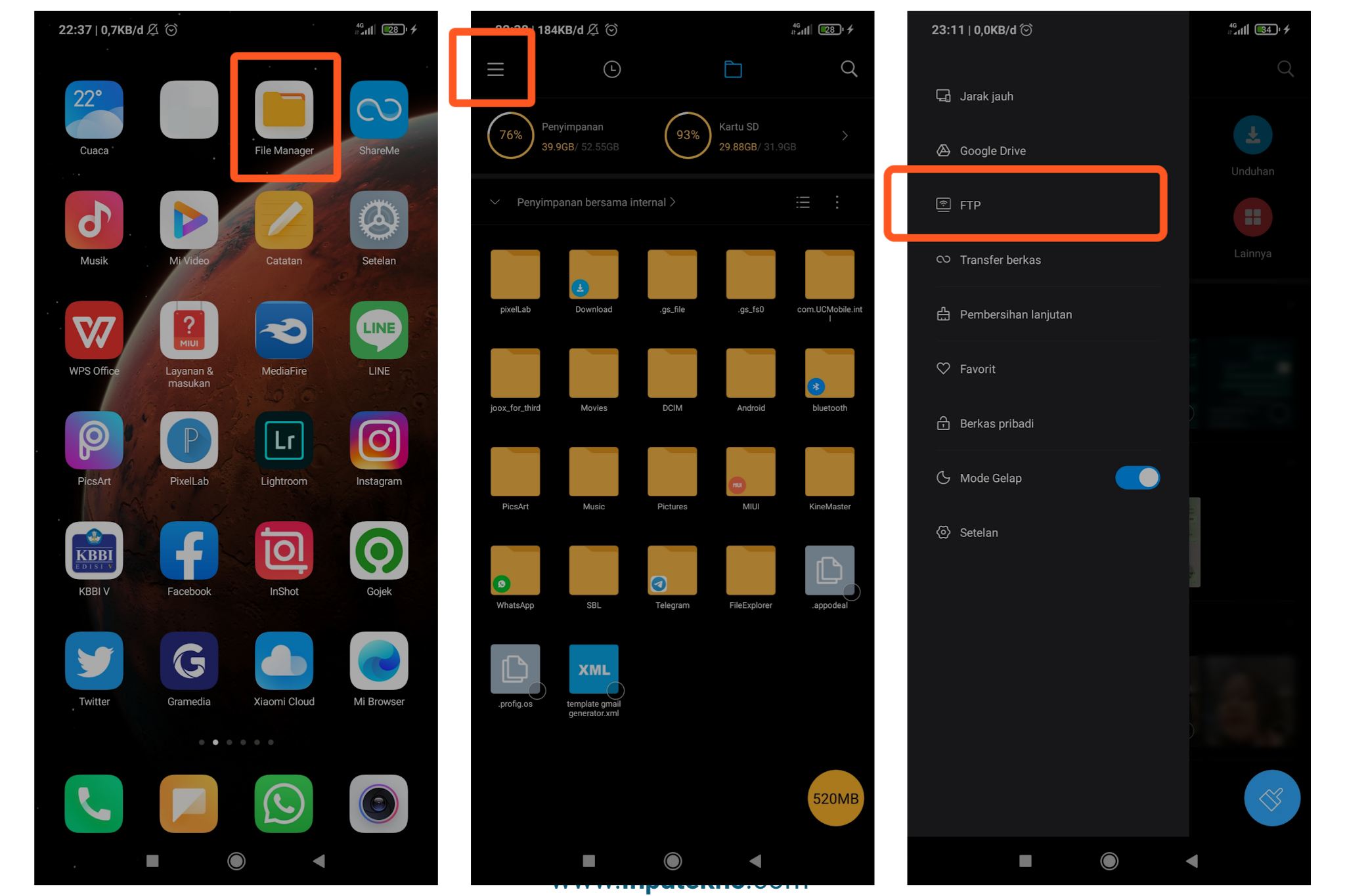 Cara Transfer File HP Xiaomi Ke Laptop Tanpa Kabel Data - InpuTekno