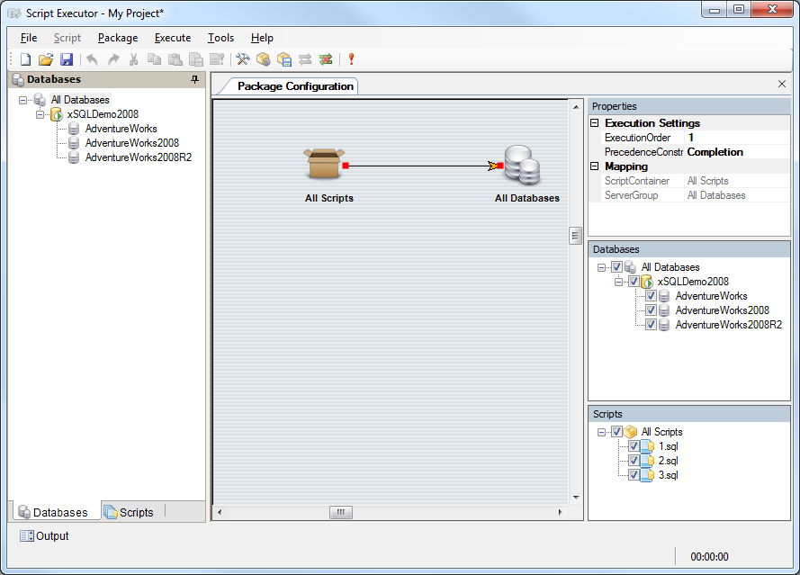How to automate the execution of t-sql scripts ~ xSQL Software