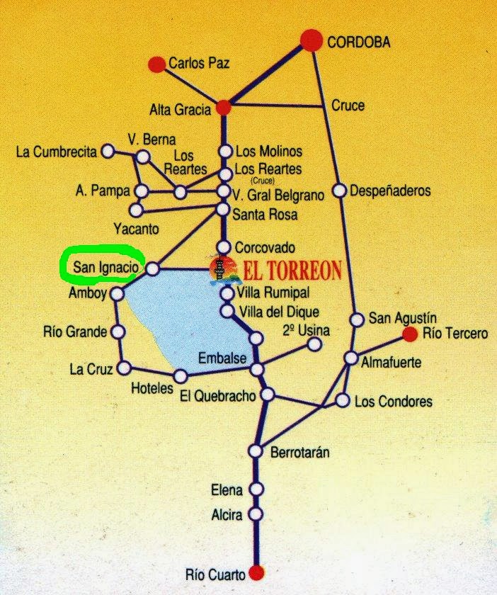 En este lugar existen las ruinas de la estancia jesuítica de los Santos ...