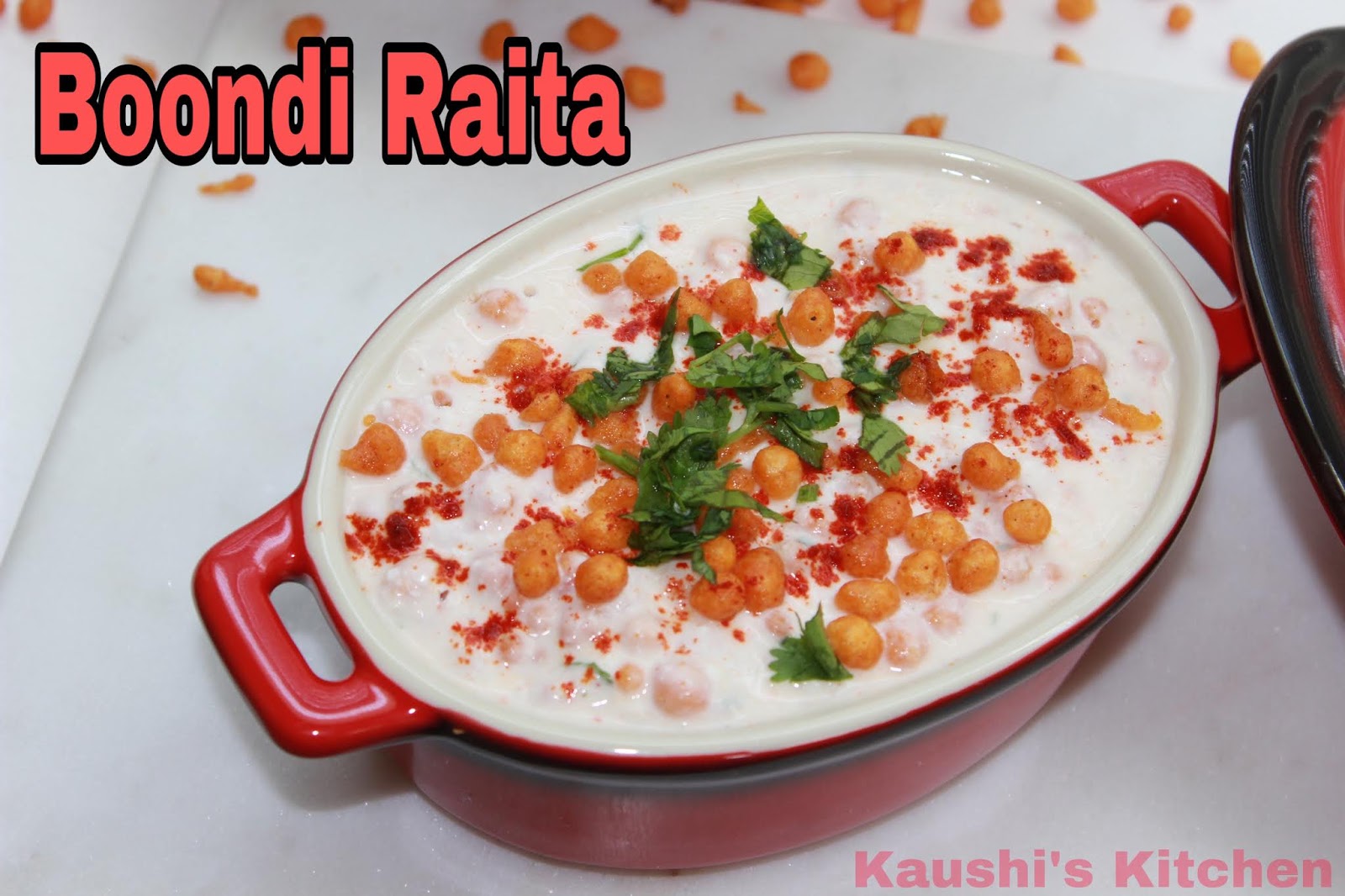 BOONDI RAITA | DAHI BOONDI | RAITA FOR BIRYANI