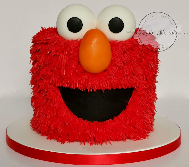 Celebrate with Cake!: Elmo Face Cake
