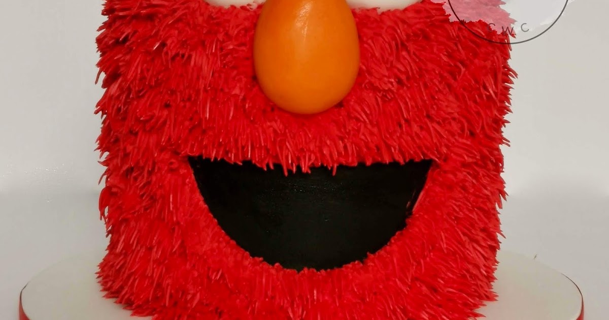 Celebrate with Cake!: Elmo Face Cake