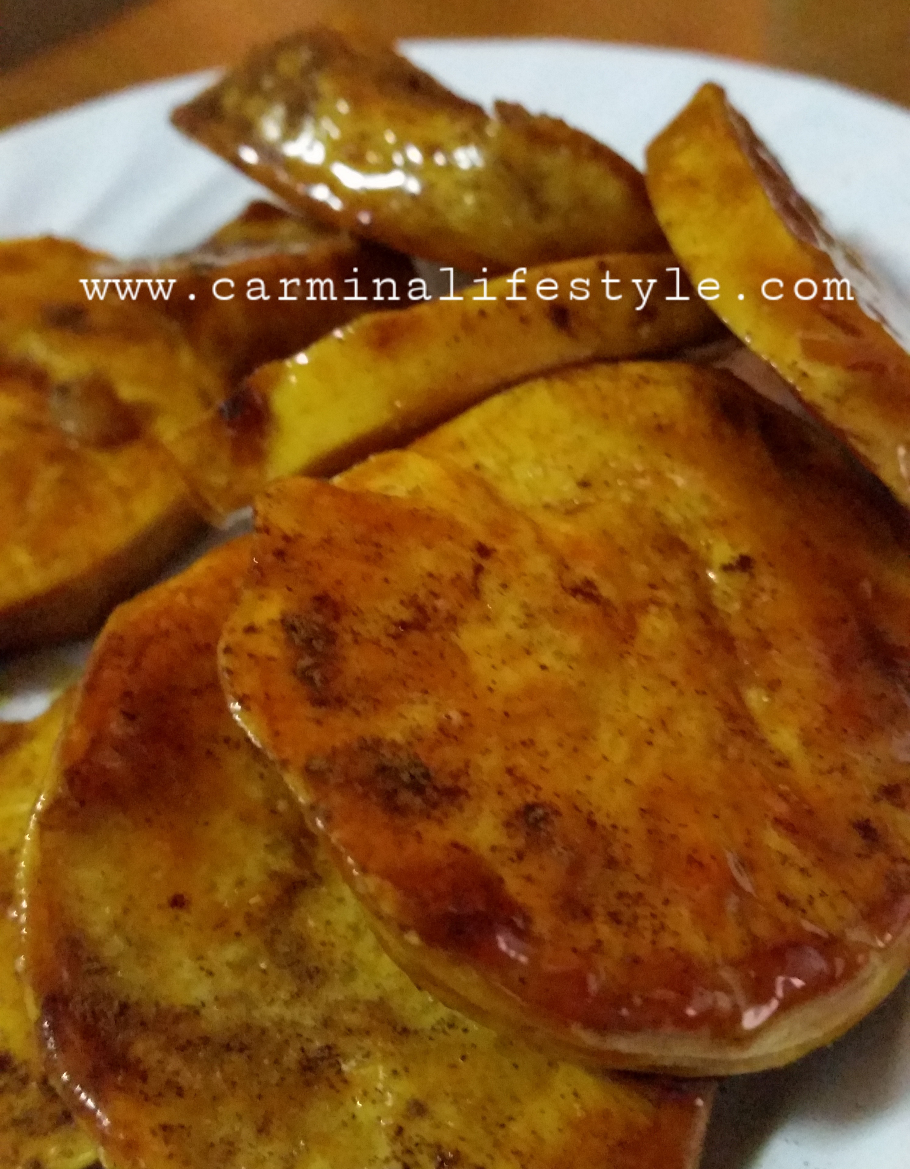 Filipino Kamote Que Recipe