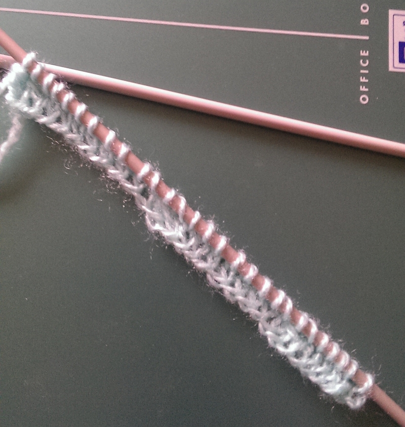 Anything Creative: Shell Pattern - Knitting tutorial