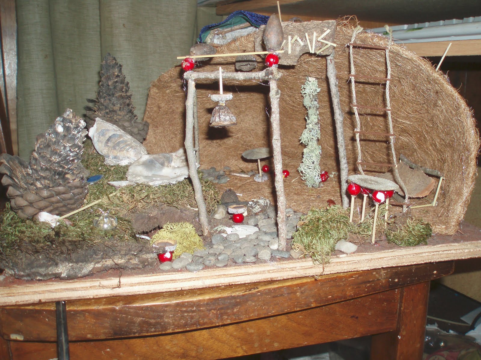 Our Small Corner: Fairy Houses and Owl Pellets...