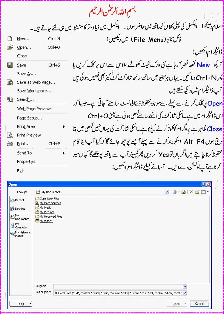 Ms Excel In Urdu Complete Educational Blog
