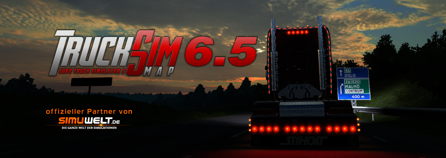 TruckSim-Map 6.5 - ETS 2 Mundo Mod