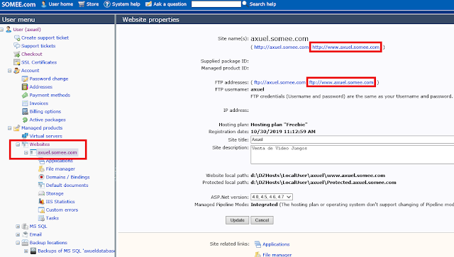Hosting gratis y creación de un Web Site con base de datos SQL Server ...
