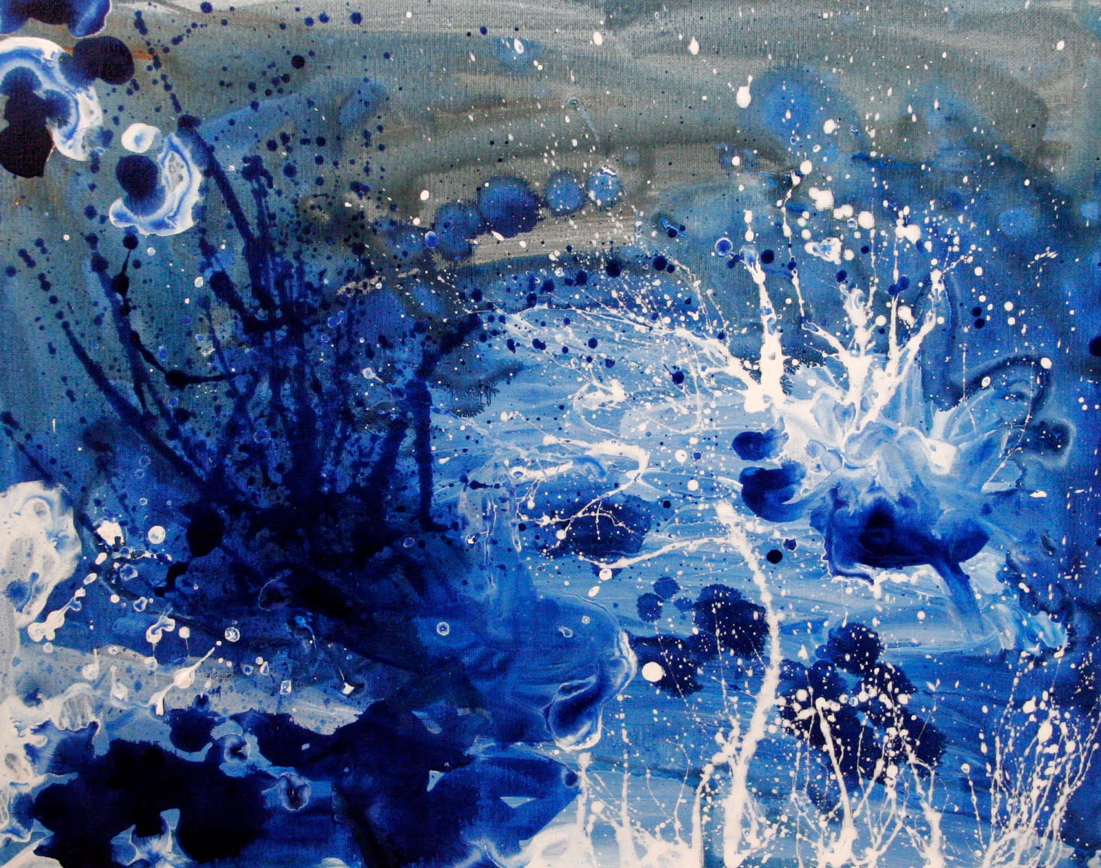 Shana Squier Fine Art: Splish Splash 16"x20" original acrylic painting