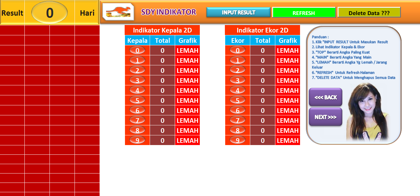 TOTO GENERATOR 2D: Galery Aplikasi