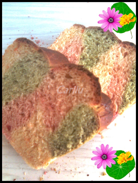 Rinconcito de recetas y más : PAN TRES COLORES