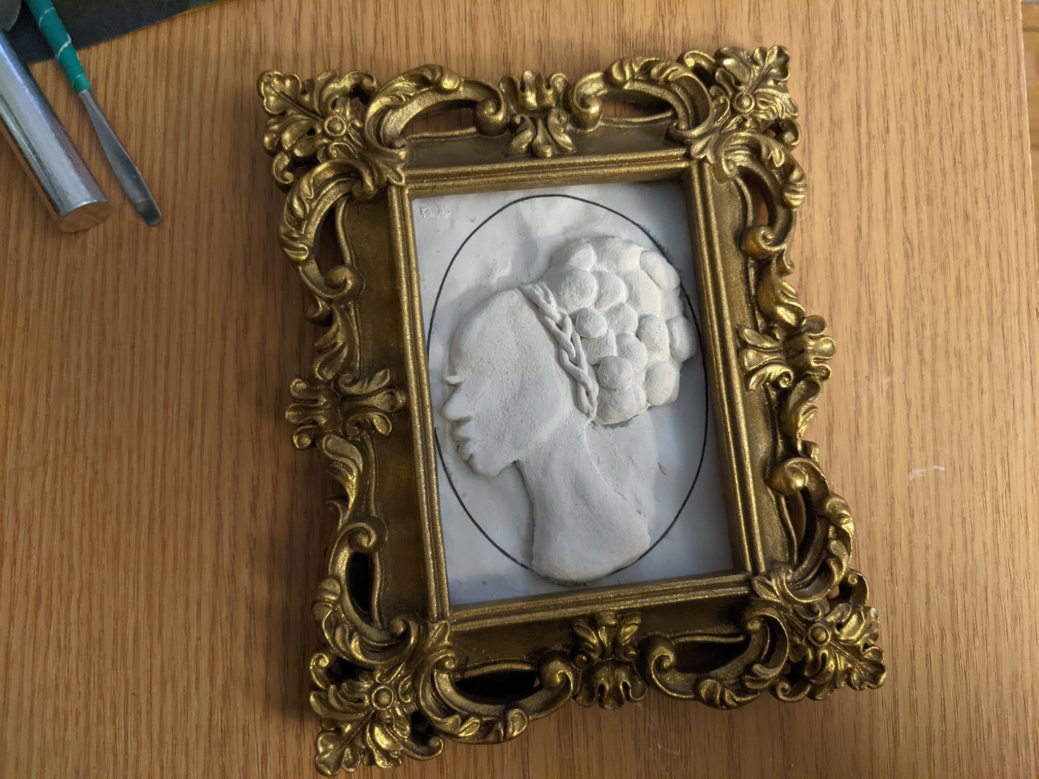 Creative Paperclay® air dry modeling material: How to Create a Cameo ...