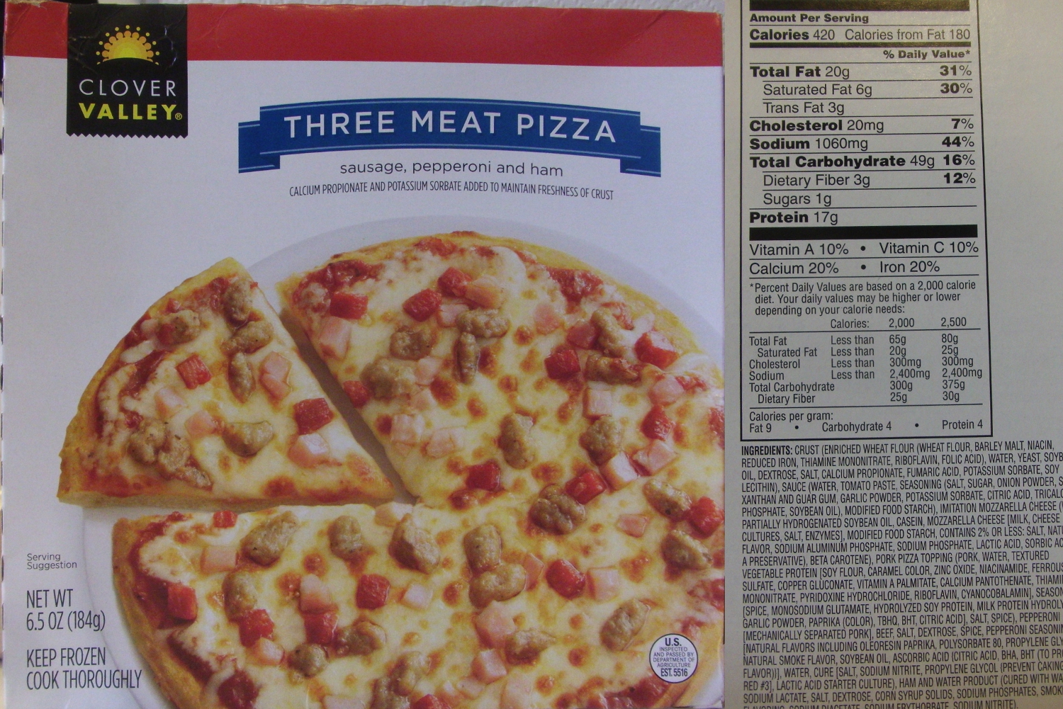 OCD Cupboard: Three Meat Pizza Review