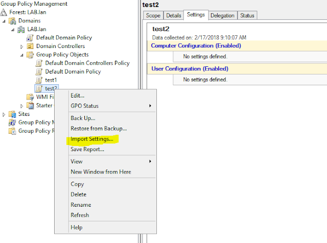 MVP Blog: How to backup and restore GPO settings