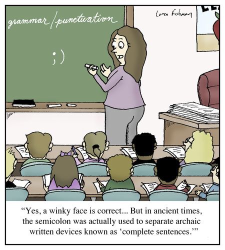 Mystery Fanfare: Cartoon of the Day: Punctuation