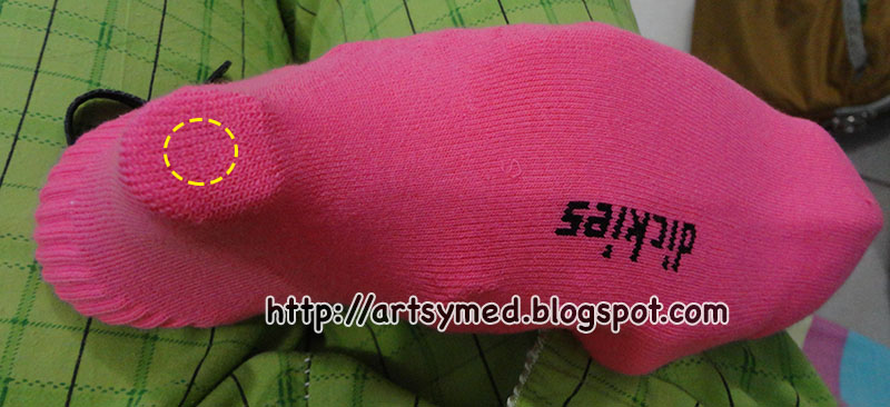 Artsy Med: Socks Boot Cover Tutorial