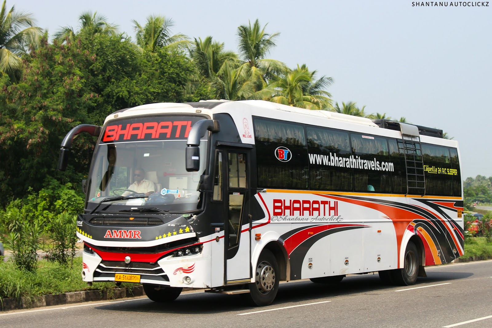 Shantanu Autoclickz: Bharathi Travels Capella 2+1 AC Sleeper Manipal ...